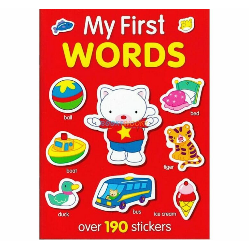 "My First Words Sticker Book" with 190 stickers! – Brainwave61