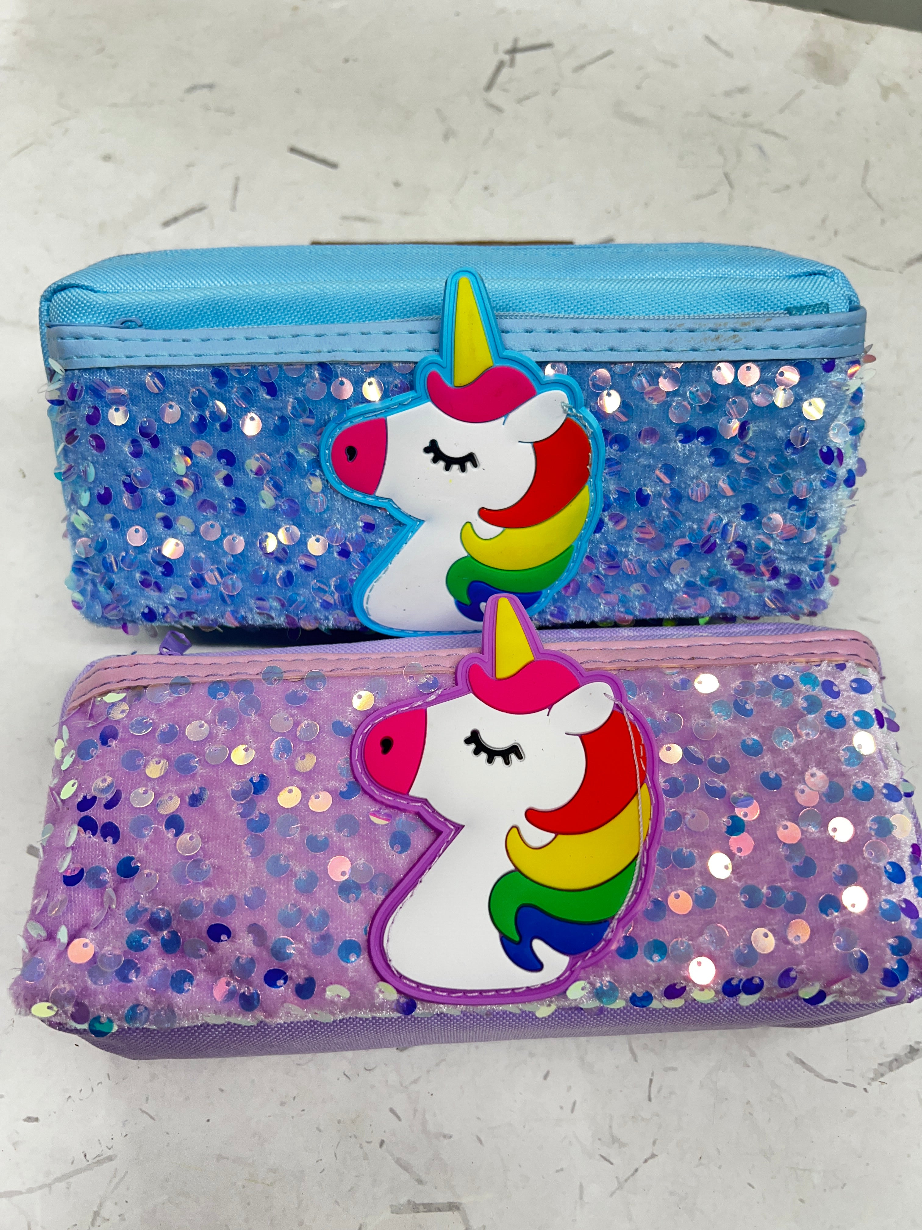 Unicorn sequence pencil pouch 2 zipper – Brainwave61