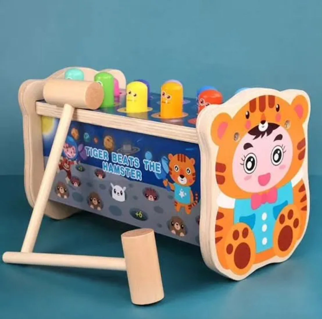 Wooden Tiger Beats The Master Toy | Activity Game for Kids | Montessor ...